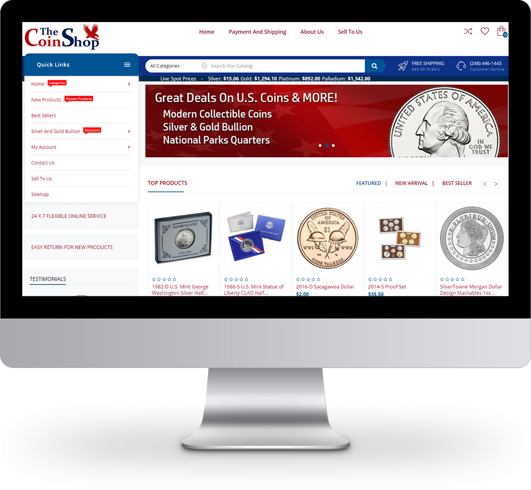 Win Free Gold | The Coin Shop